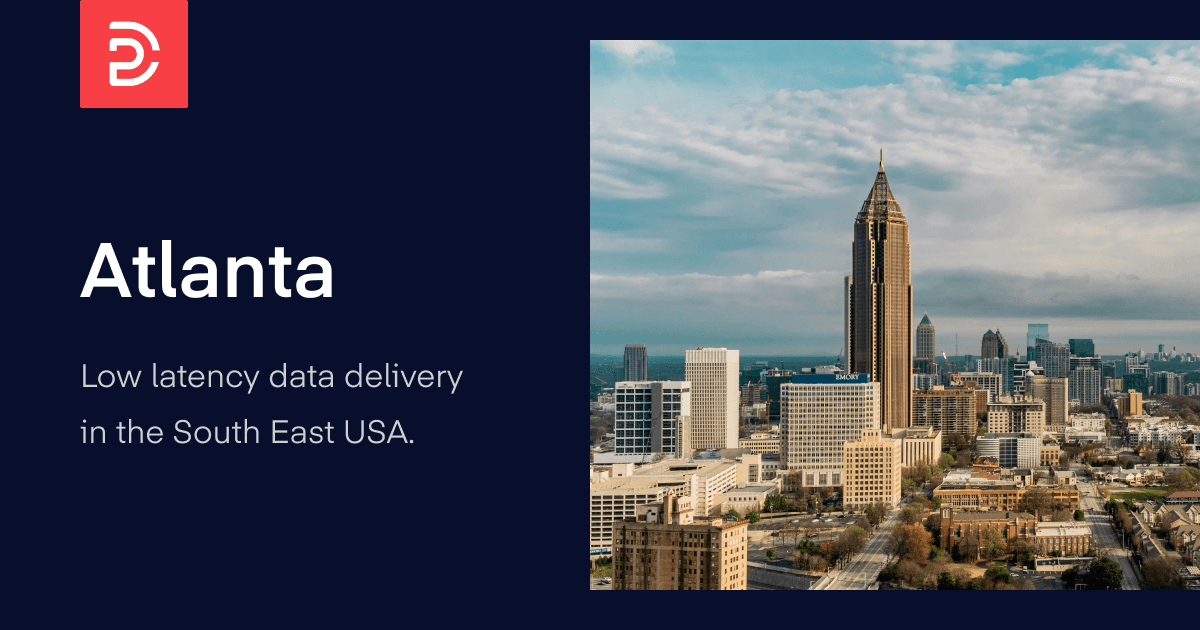 100 Mbps – 40 Gbps Unmetered Dedicated Servers in Atlanta, Georgia
