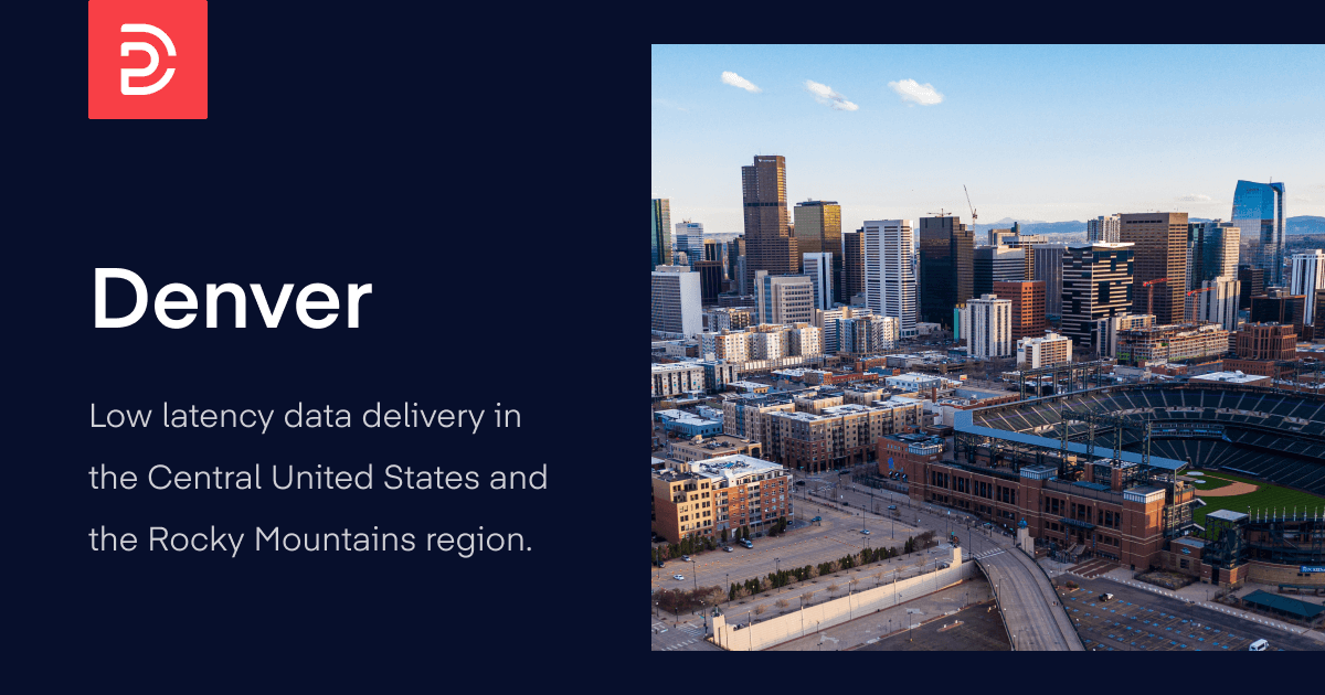 100 Mbps – 40 Gbps Unmetered Dedicated Servers in Denver, Colorado