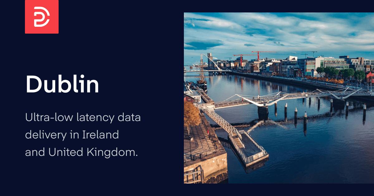 100 Mbps – 40 Gbps Unmetered Dedicated Servers in Dublin, Ireland